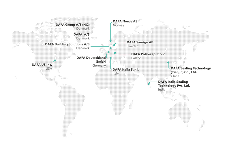 Contact DAFA - we are present in eight countries